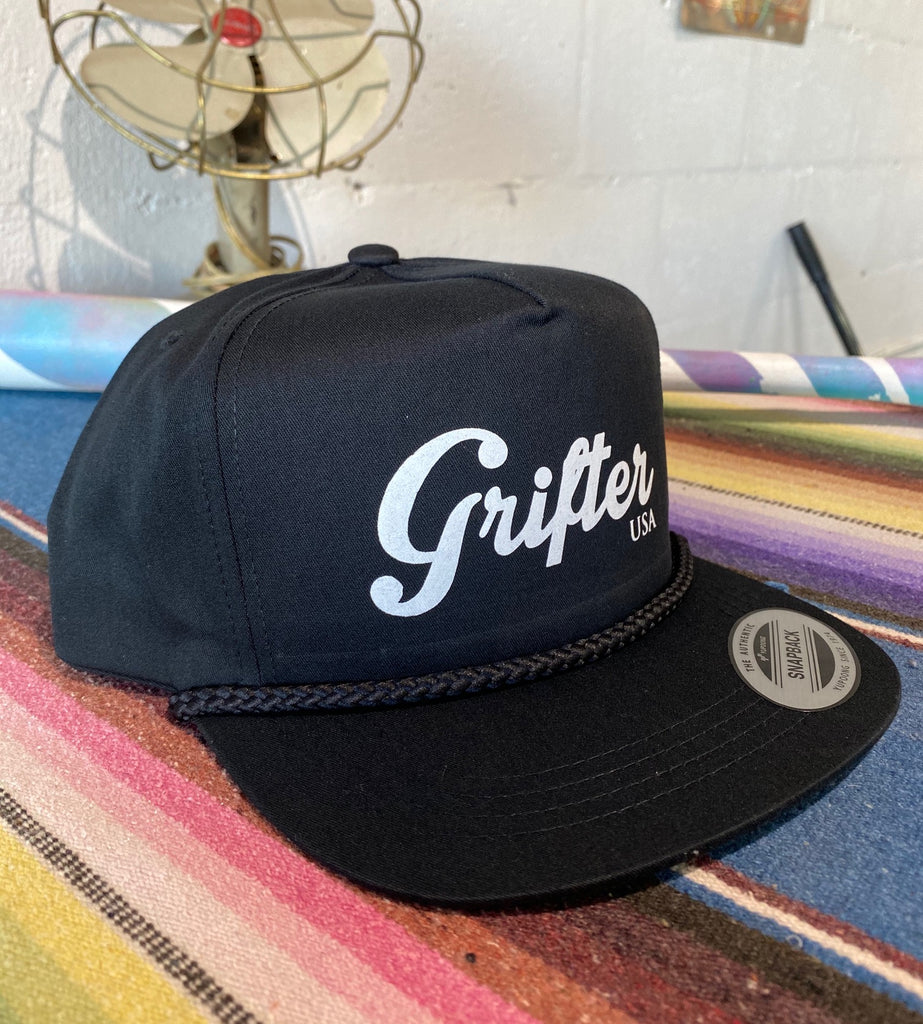 Logo Roper Hat Black – Grifter Company