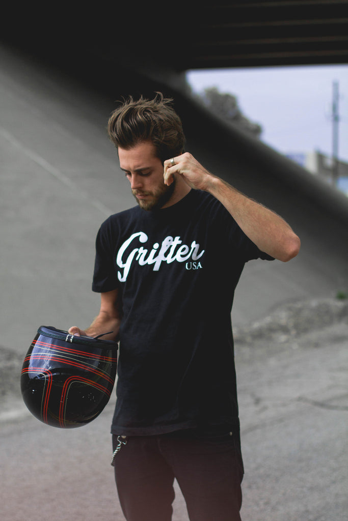 Logo Tee | Grifter Company | American made Motorcycle Wear